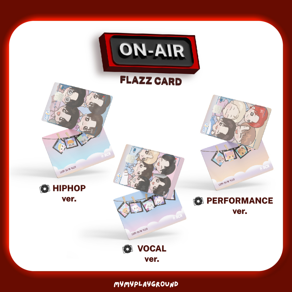 MyMy Playground Seventeen Fanmade electronic money card 'ON-air ...