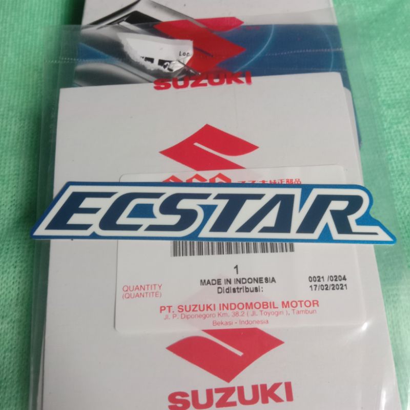 Suzuki GSX R 150 ECSTAR Writing Sticker Emblem | Shopee Philippines