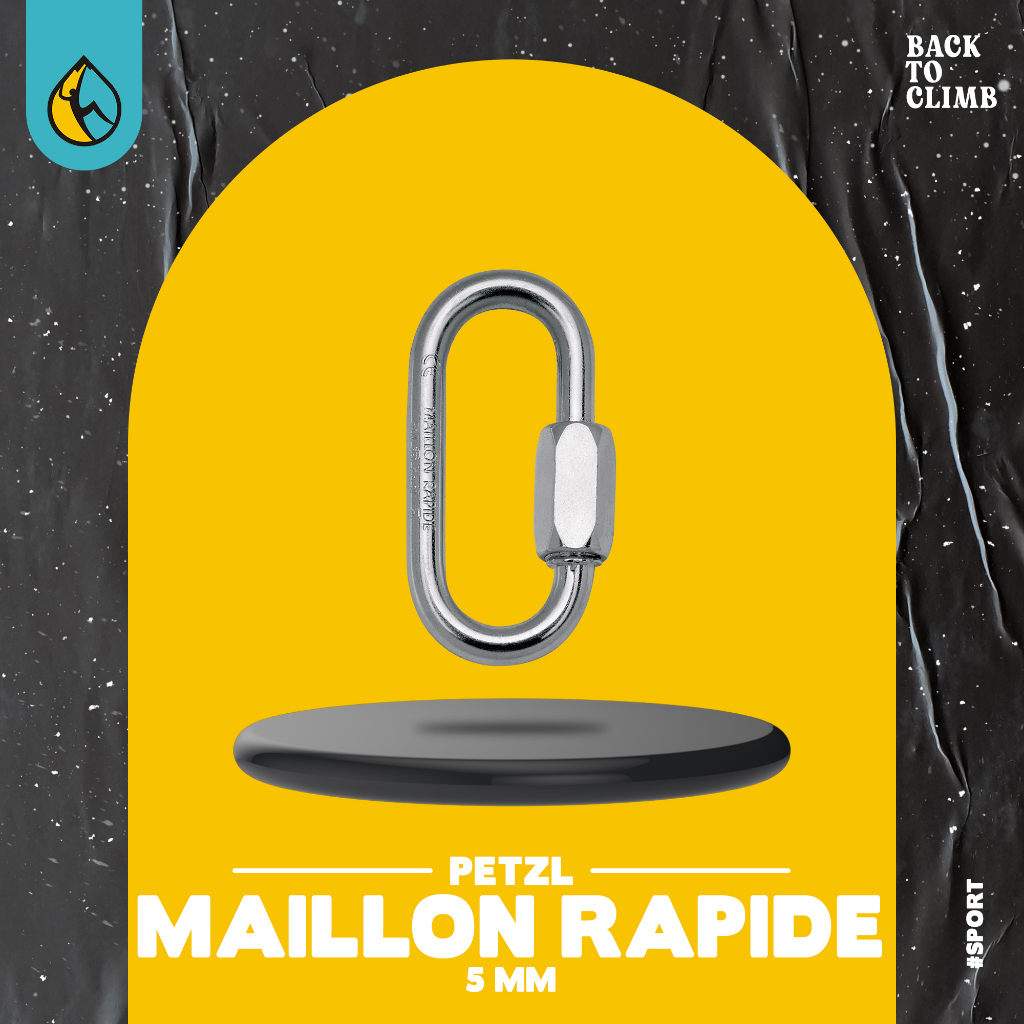 Petzl MAILLON RAPIDE N5 Carabiner Oval Screw Lock | Shopee Philippines