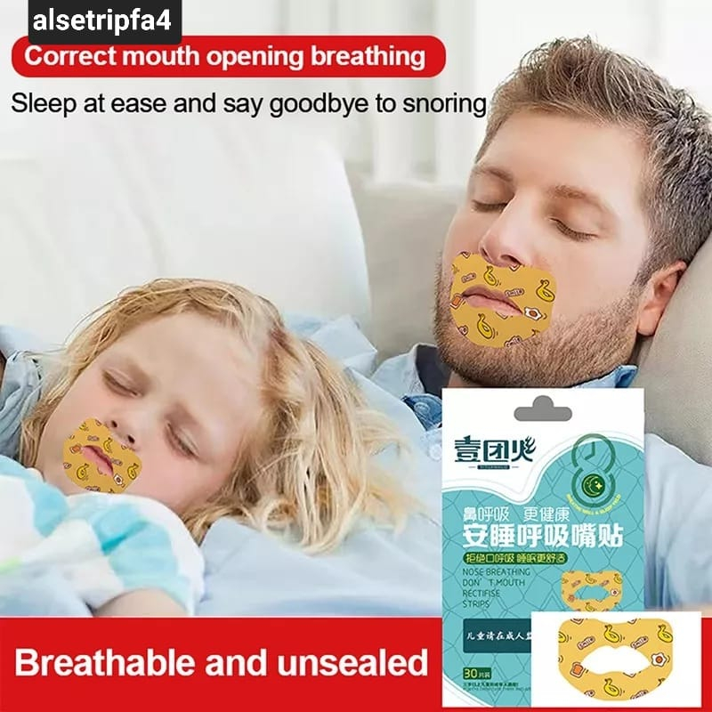 30pcs ADULT Snoring Stickers Snoring Sleeping Stickers Open Mouth Anti ...