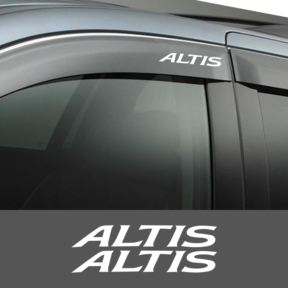 Toyota Corolla Altis Car Water Gutter Sticker - Car Visor Decal Sticker ...