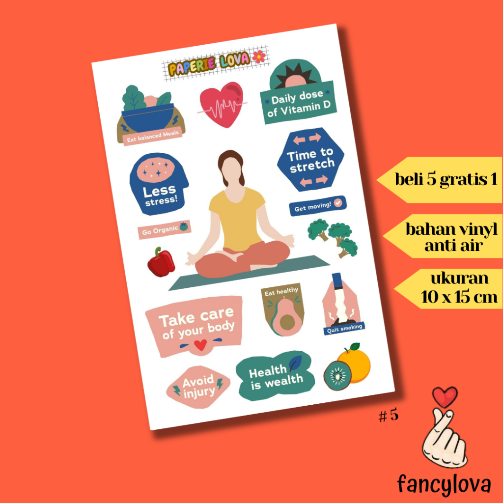 Aesthetic Stickers Waterproof Vinyl Tumblr Journal Scrapbook Sticker ...