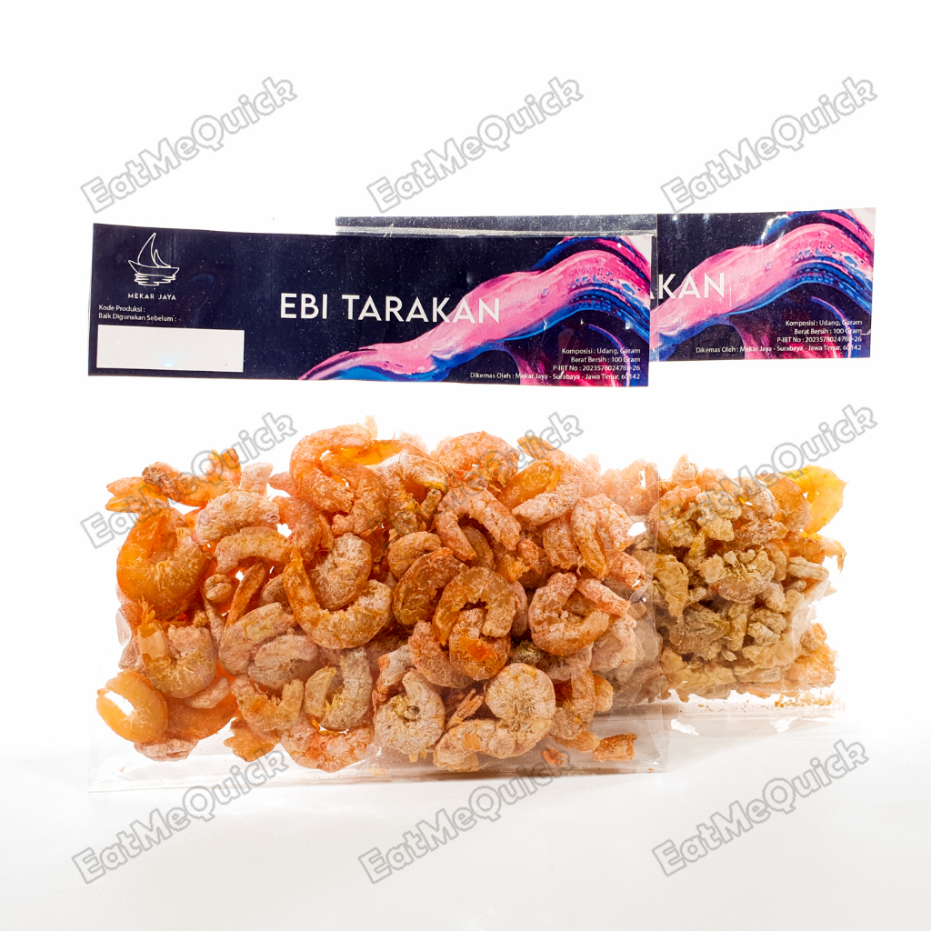 Mekar Jaya Shrimp Ebi Tarakan Dried Crispy Fried Shrimp | Shopee ...