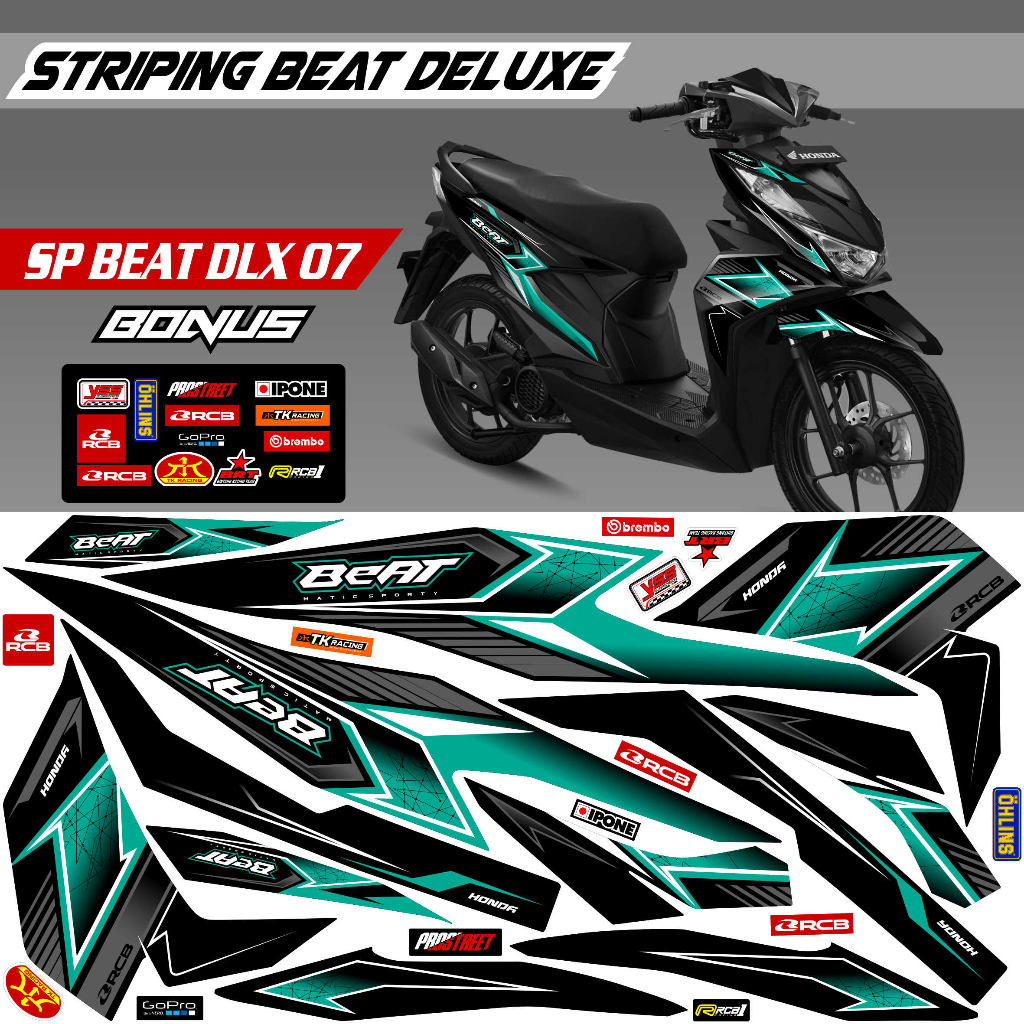 MESIN Striping Beat Deluxe Sticker Beat 2020 2021 2022 2023 Sticker ...