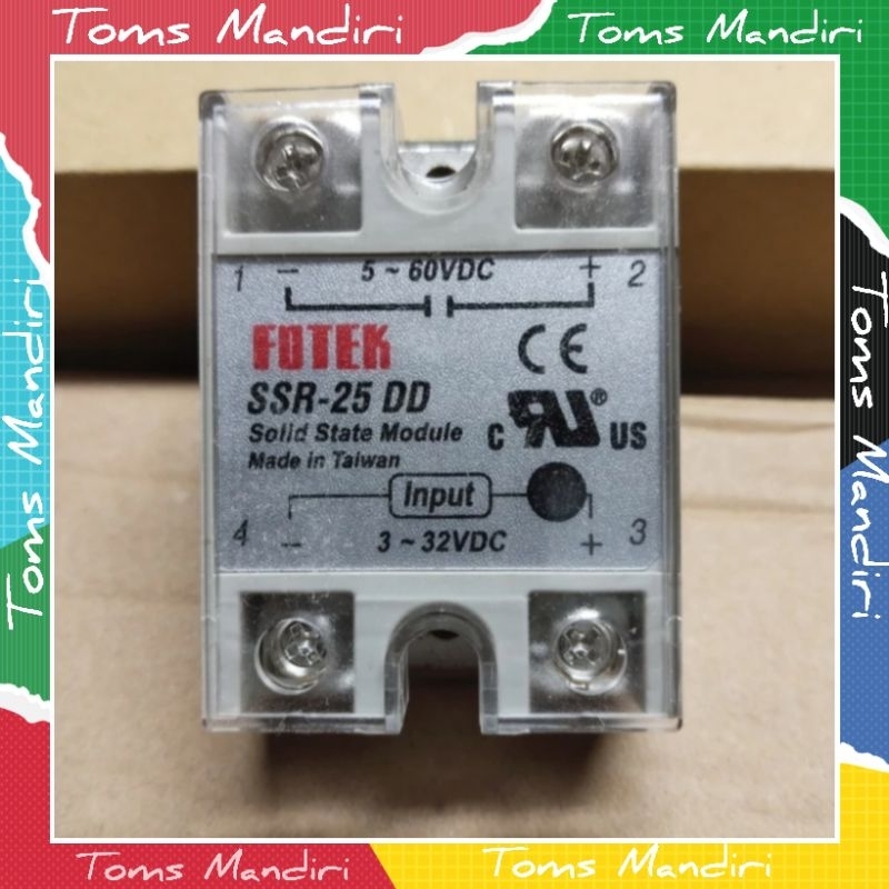 Solid State Relay Fotek Ssr-25 DD/ Ssr 25Dd 25 Amper | Shopee Philippines
