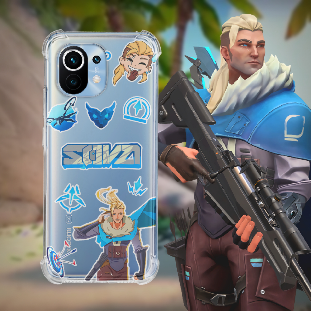 Sova Collage Case - All Brands & Types Of HP - VALORANT Premium Case ...