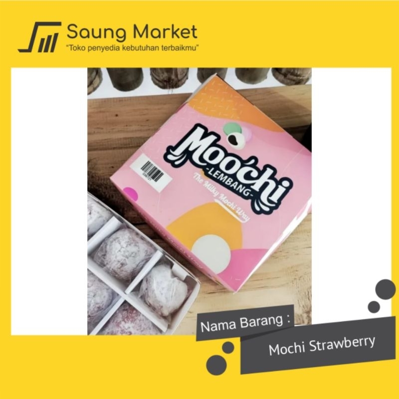 Mochi Lembang Original Lembang Beef Milk | Strawberry Mochi | Mochi ...