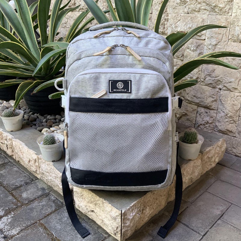 BEANPOLE OUTDOOR BACKPACK LIGHT GREY | Shopee Philippines