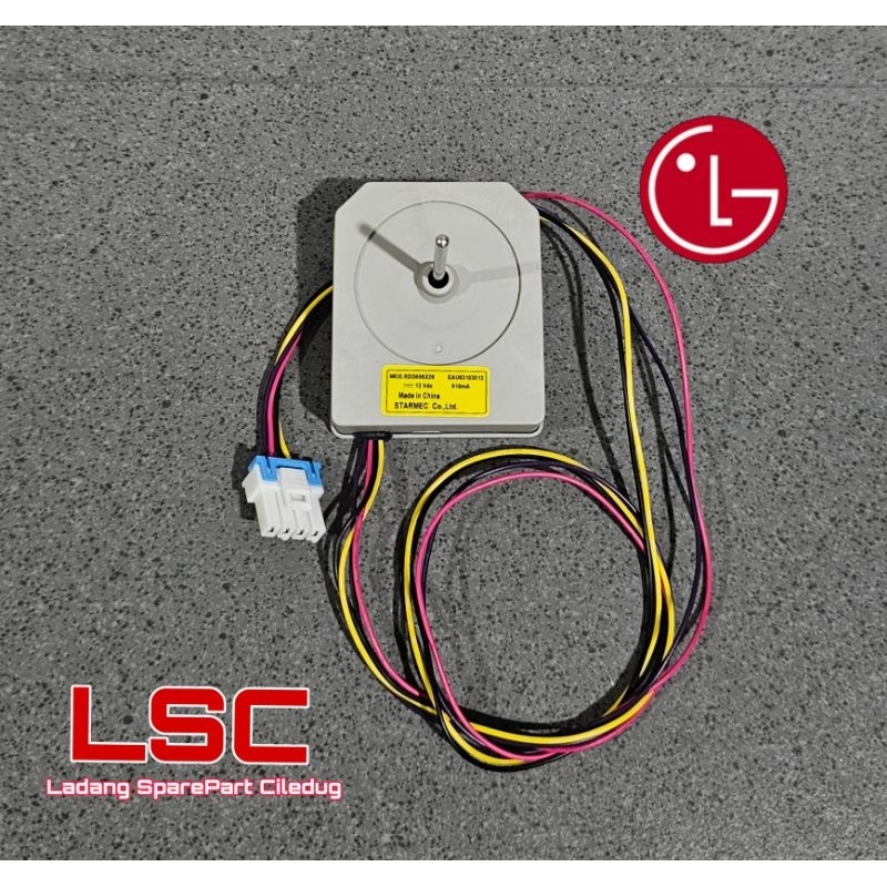 LG Inverter 4-Wire EAU Refrigerator Fan Motor63103012 DC 12V | Shopee ...