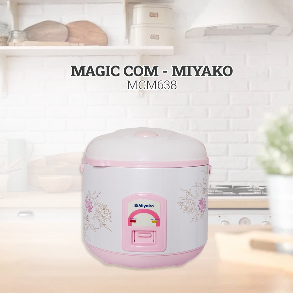 Miyako Magic Com Rice Cooker 1.8 Liter MCM 638 Miyako Official ...