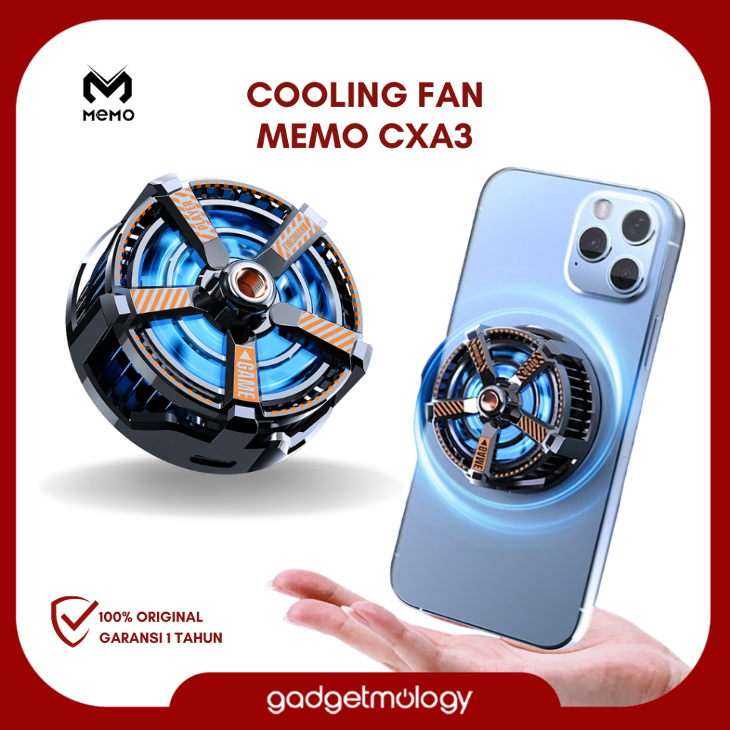 Memo CXA3 Magnetic Cooling Fan HP Cooling Live Streaming Cooler ...