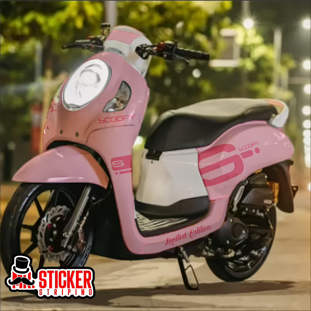 Scoopy Decal all types Full body Full Block custom sticker s simple ...