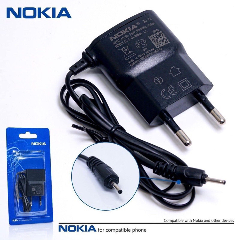 Nokia Charger N70 / N95 Small Needle Original Nokia Charger Small ...