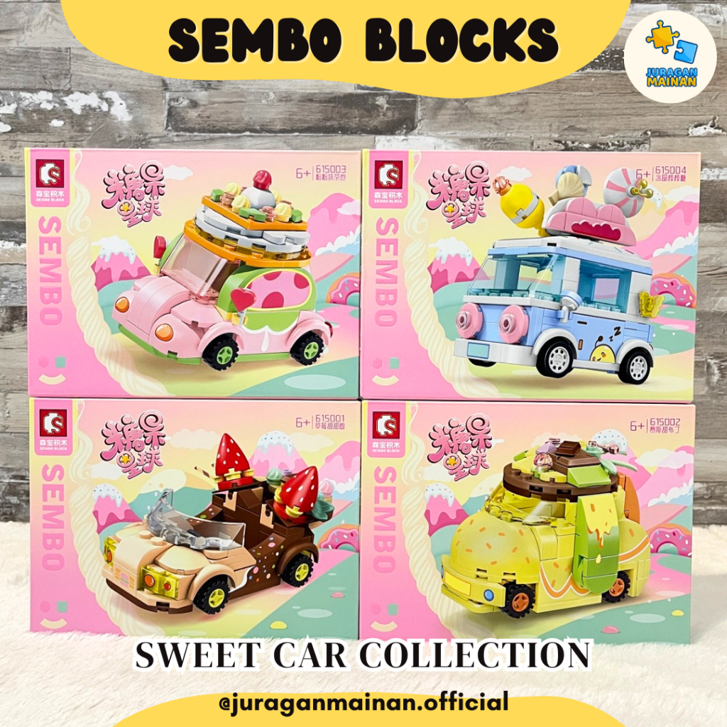 Sembo BLOCKS Sweet Car Series - Bricks Brick Disassembly And Stacking ...