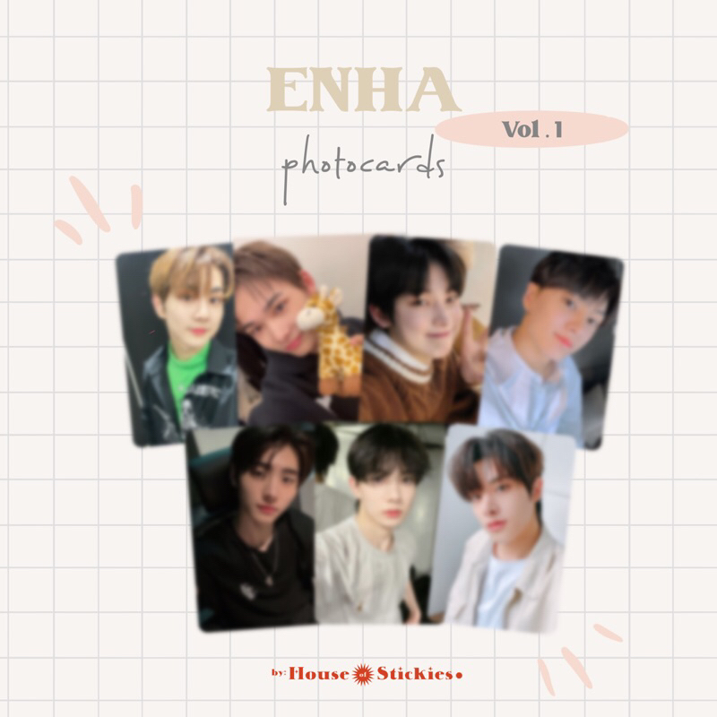Enha Unofficial Photocard Selca | Shopee Philippines