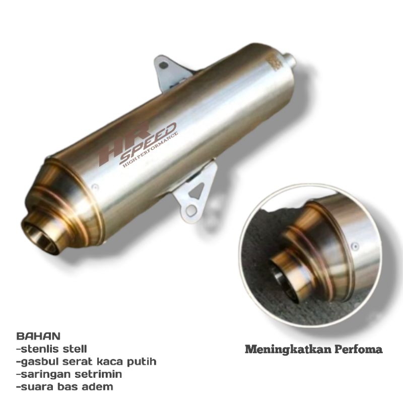 Original hr speed exhaust standard racing exhaust | Shopee Philippines