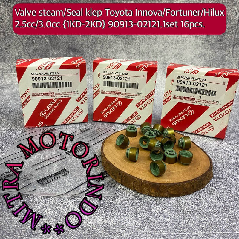 Valve seal-steam valve seal 1set/16pcs fortuner,hilux,inova 1kd/2kd ...