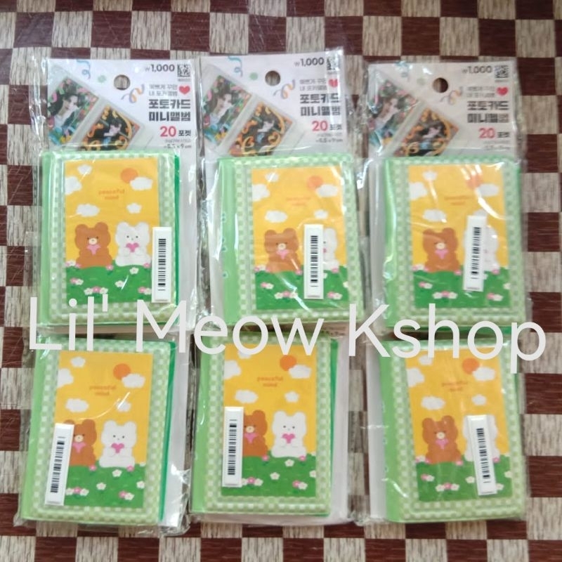 Daiso PHOTO CARD PC MINI COLLECT BOOK/KOLBUK (Sealed) | Shopee Philippines