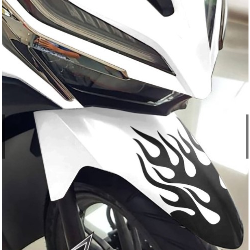Motorcycle Fender sticker tribal Fire sticker | Shopee Philippines