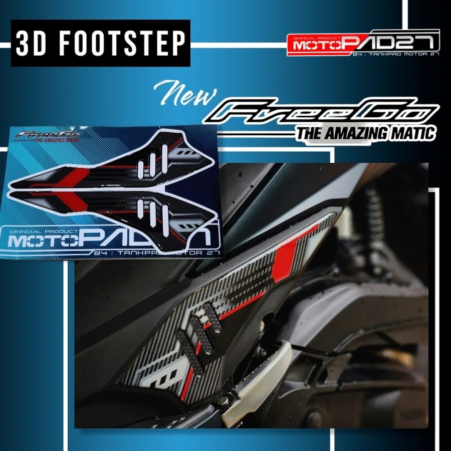 New Freego 125 Footstep Sticker New Yamaha Freego Sticker 2022 2023 ...