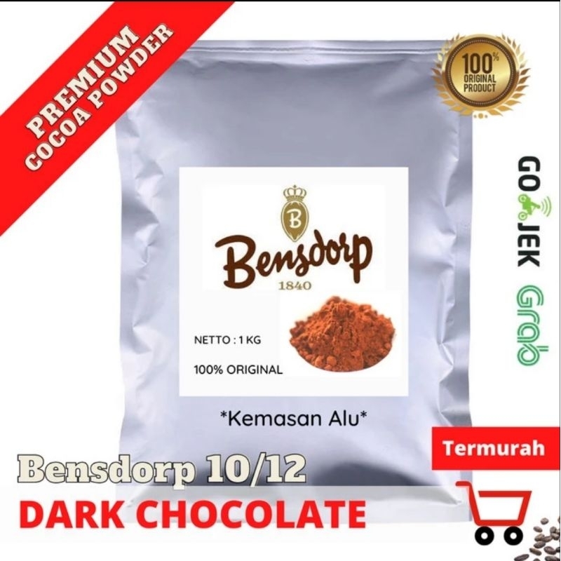 Bensdorp 10/12 1 kg original cocoa powder 100% WHOLESALE ONLY | Shopee ...