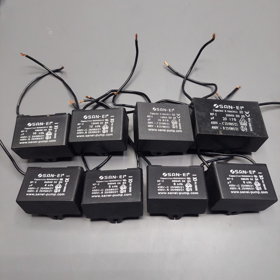 Square Capacitor 24 uf / 450 V Square Capacitor 24 uf San EI Water Pump ...