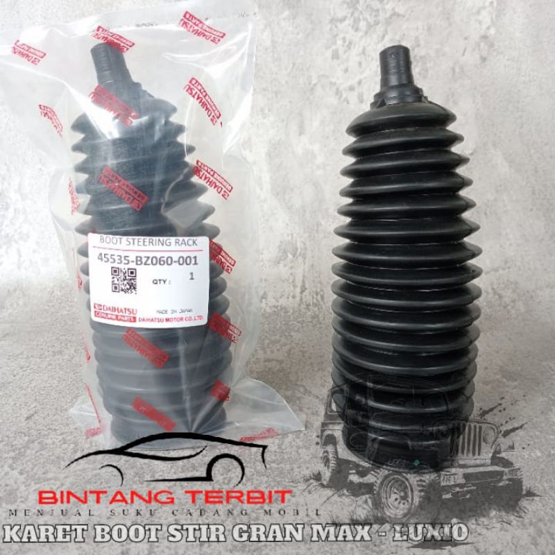 Rubber BOOT STIR WRAPPING RACK STTEER BOOT STERING RACK END GRAND MAX ...
