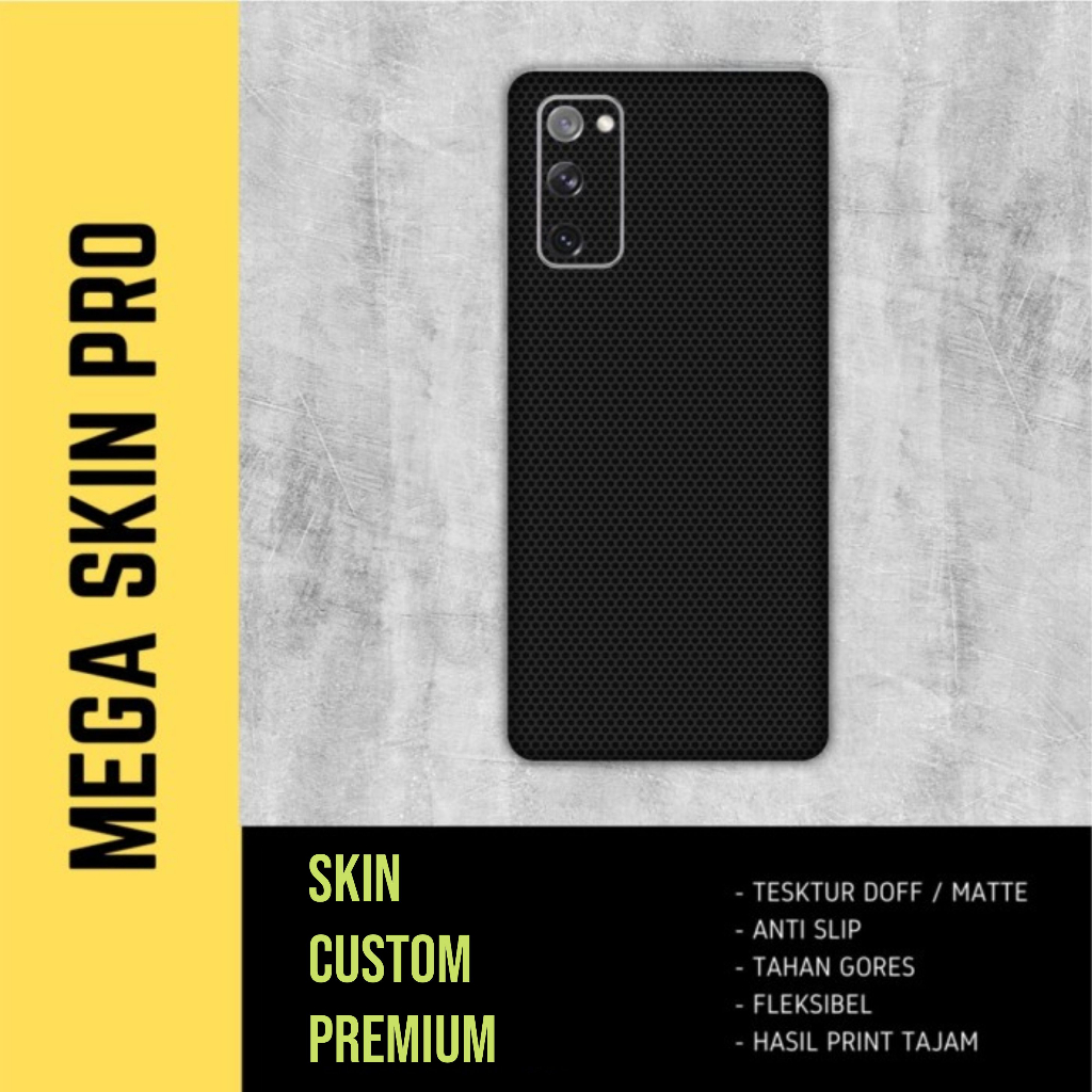 Samsung S20 FE Fullbody Skin - contains 2 pieces - Black Honeycomb ...
