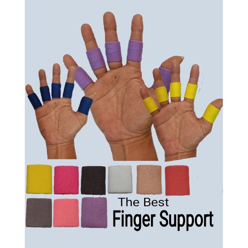 Finger Support Finger Brace made of thick, elastic, soft rubber, length ...
