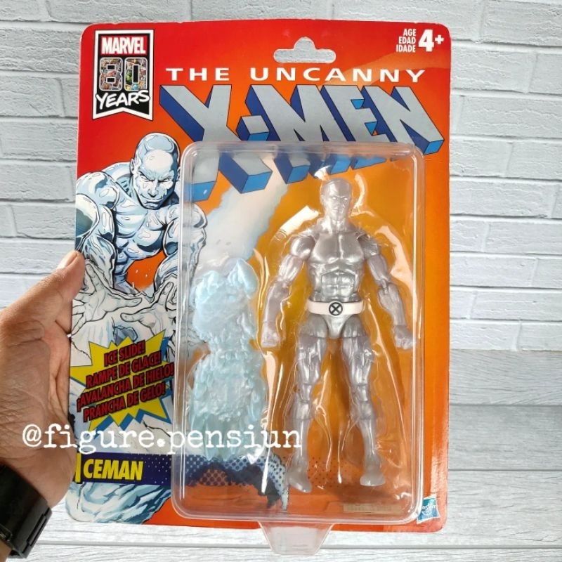 Marvel LEGENDS THE UNCANNY X-MEN ICEMAN ORIGINAL HASBRO ACTION FIGURE ...