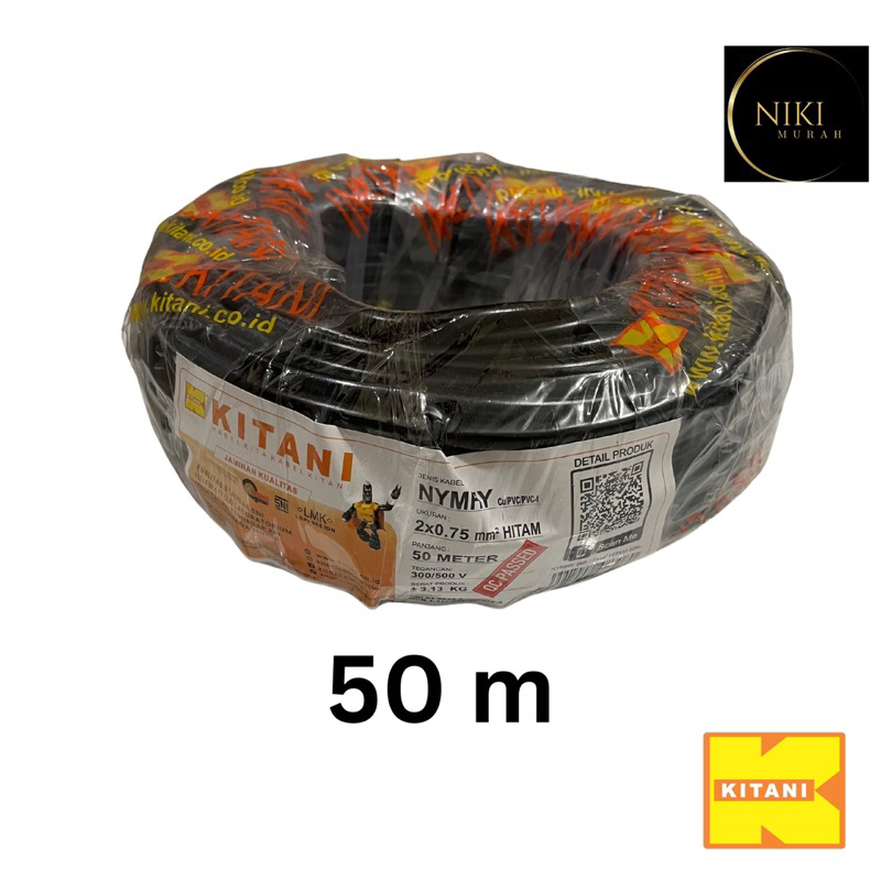 Kitani cable 2x0.75 NYMHY 50 meters and 100 meters | Shopee Philippines