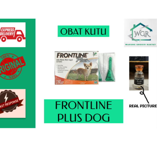 Original REPACK Frontline Plus Dog Flea Medicine Original SHARE PACK 0 ...