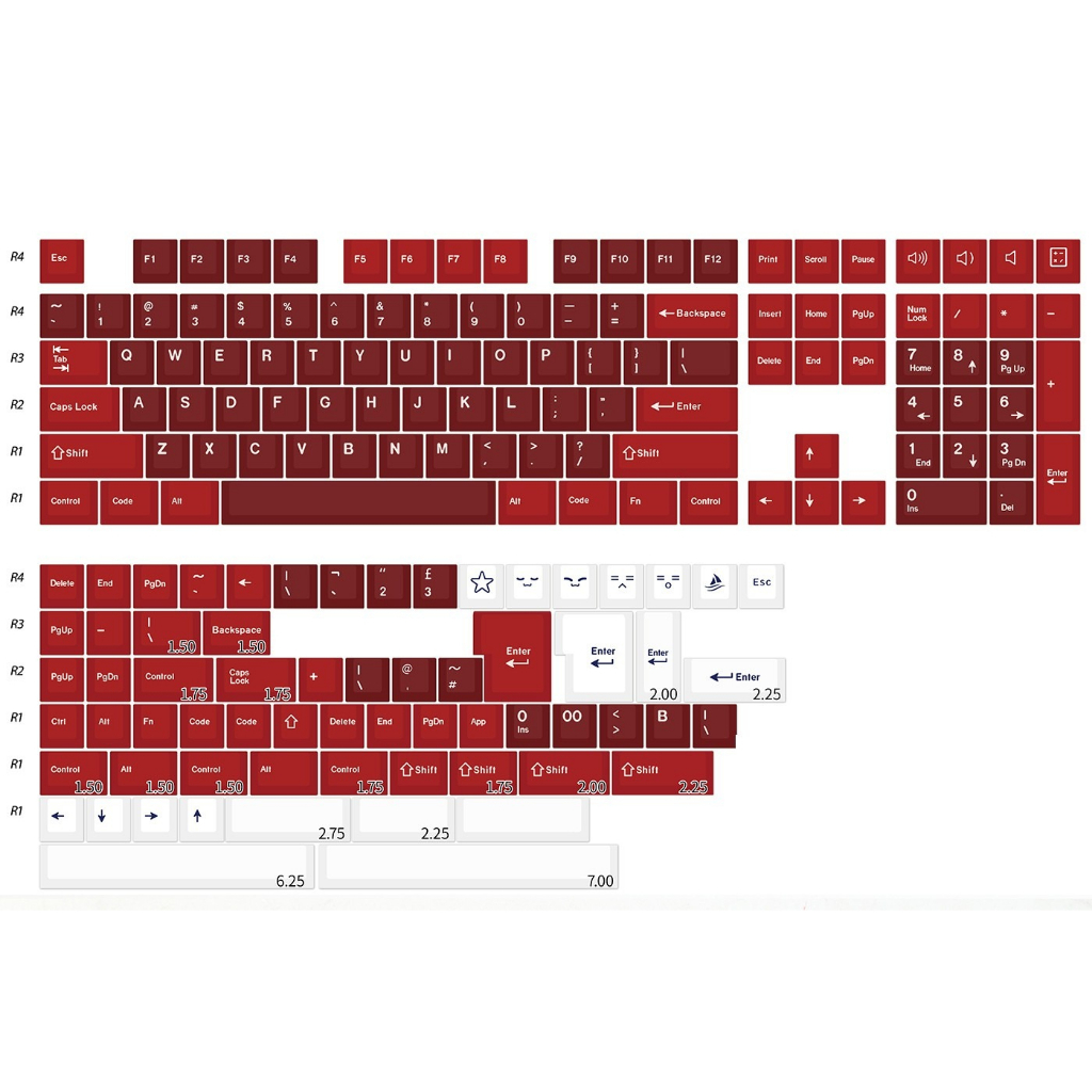 Gmk JAMON Clone Keycaps 173 Keys Cherry Profile Double Shot | Shopee ...