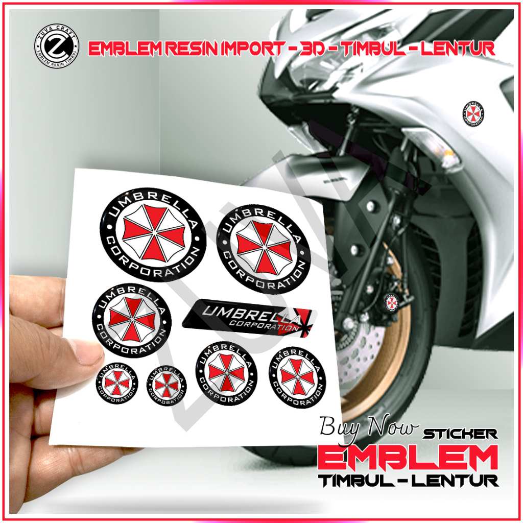 Motorcycle STICKER 1 PACKAGE MOTORCYCLE STICKER LOGO UMBRELLA NMAX ...