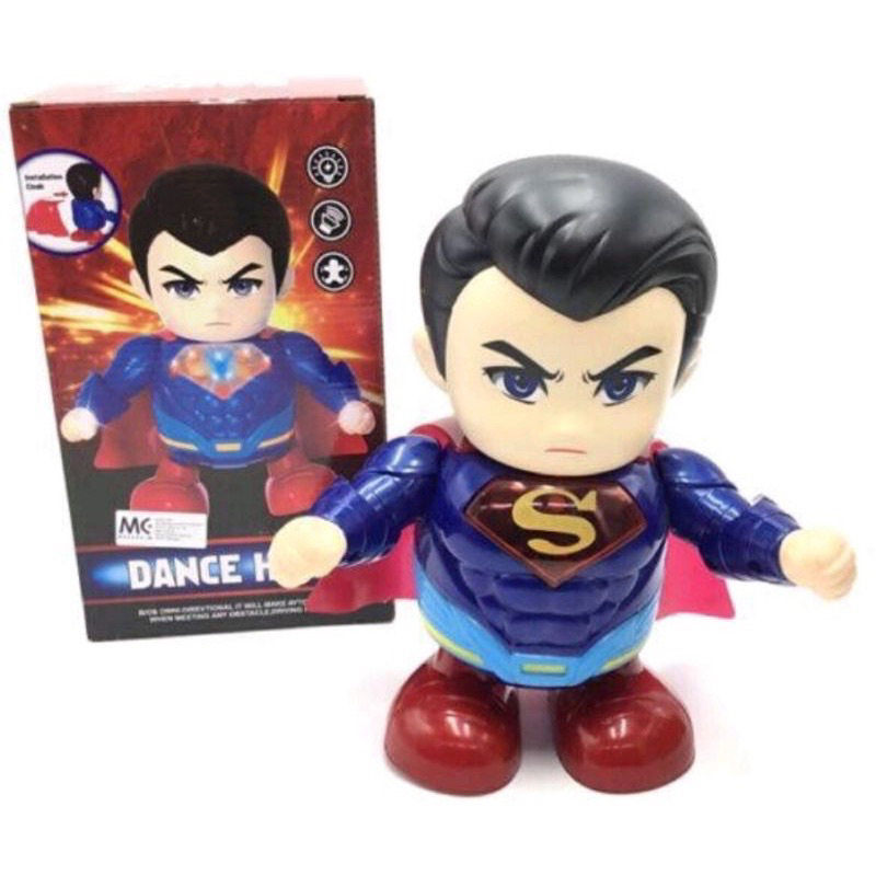 Superman Dancing Dance Hero Robot Toy | Shopee Philippines