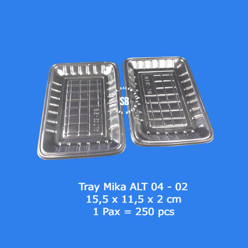 Vegetable Mica Tray Fruit Tray ALT 04-02 Contents 250ps Clear Plastic ...