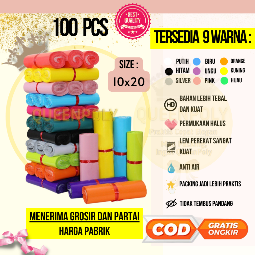 Plastic Packing 10X20 Polymer Packing Online Shop Plastic Envelope ...
