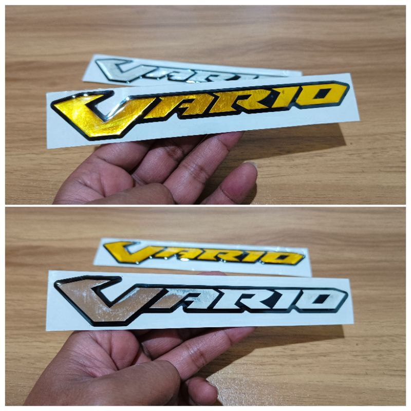 Flexible 3D vario embossed sticker vario Emblem | Shopee Philippines