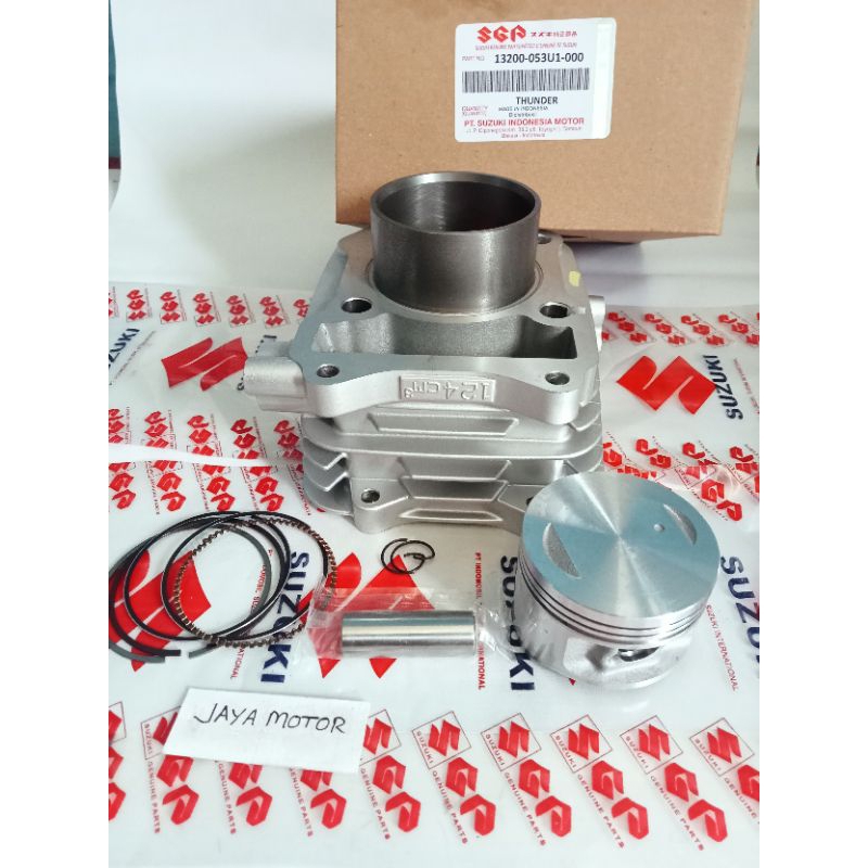 Complete piston block Original Suzuki Thunder 125 old Tander 125-Ori ...