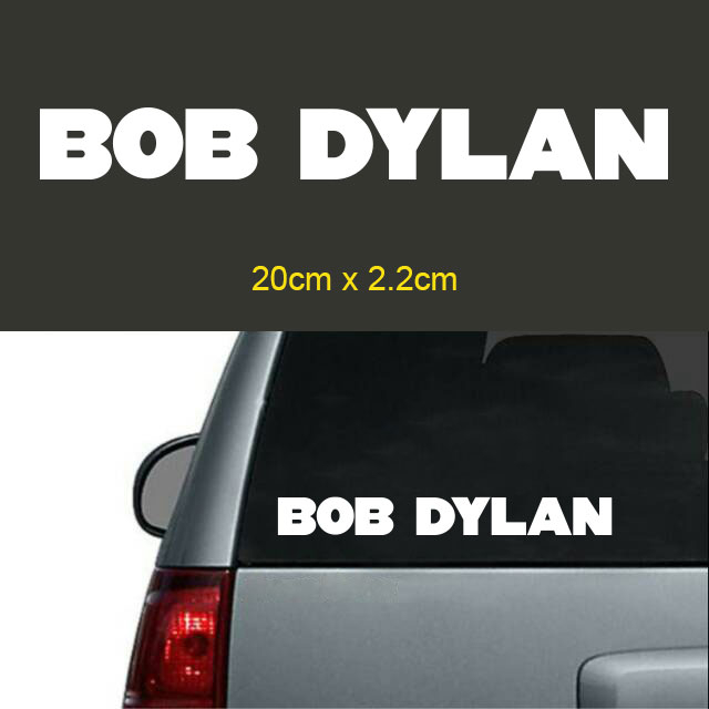 Bob Dylan Logo Music Band Car Sticker - Car Decal Sticker | Shopee ...