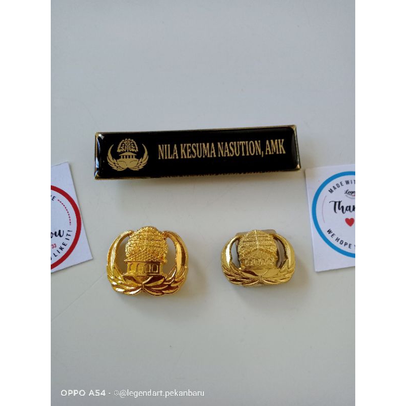 Premium Resin Brass PNS/PNS/PNS Name Tag - Employee PNS/ASN/P3K Name ...
