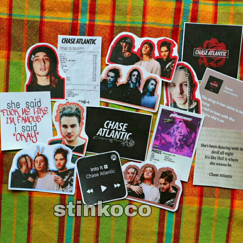 [15Pcs] Sticker CHASE ATLANTIC/CHRISTIAN ANTHONY Contents 15 Stickers ...