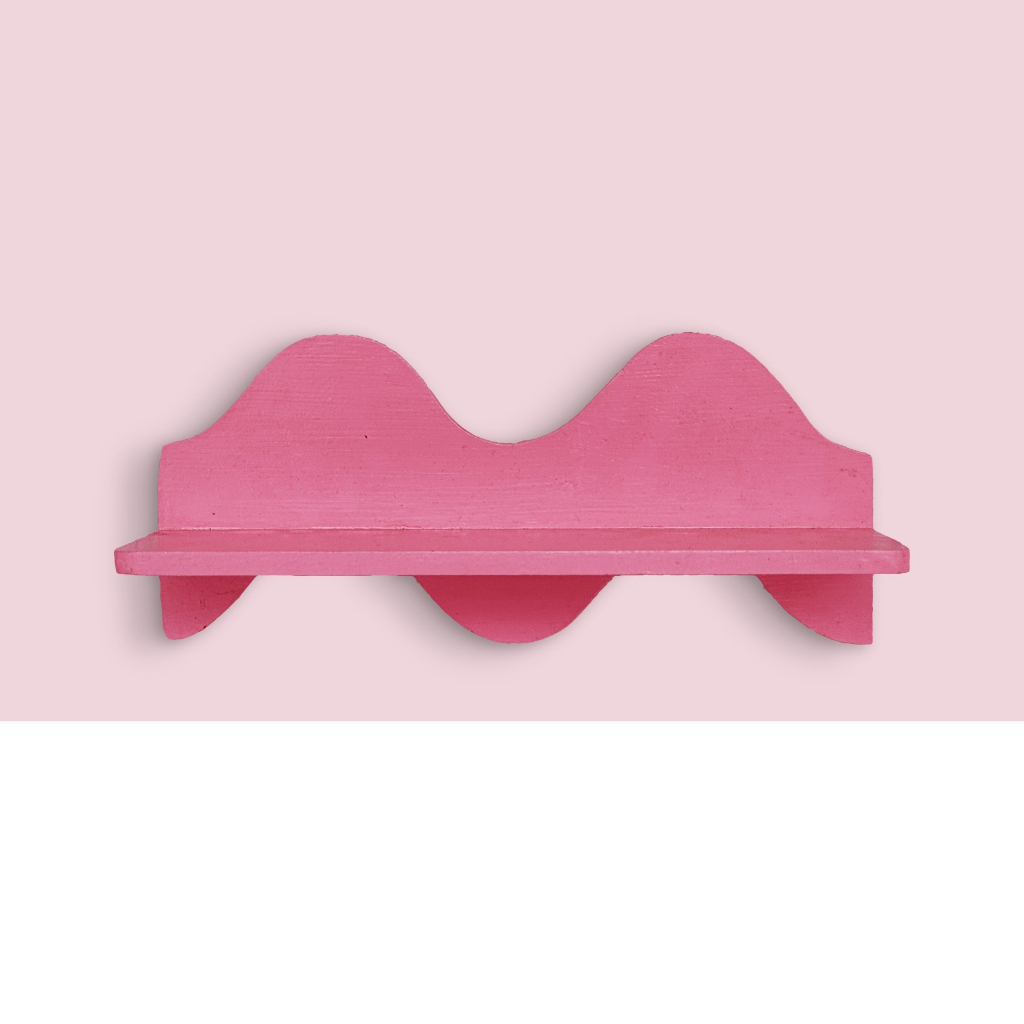 Wall Shelf Shelf Shelf Model Wavy Wall Shelf Wave Aesthetic Cute Unique ...