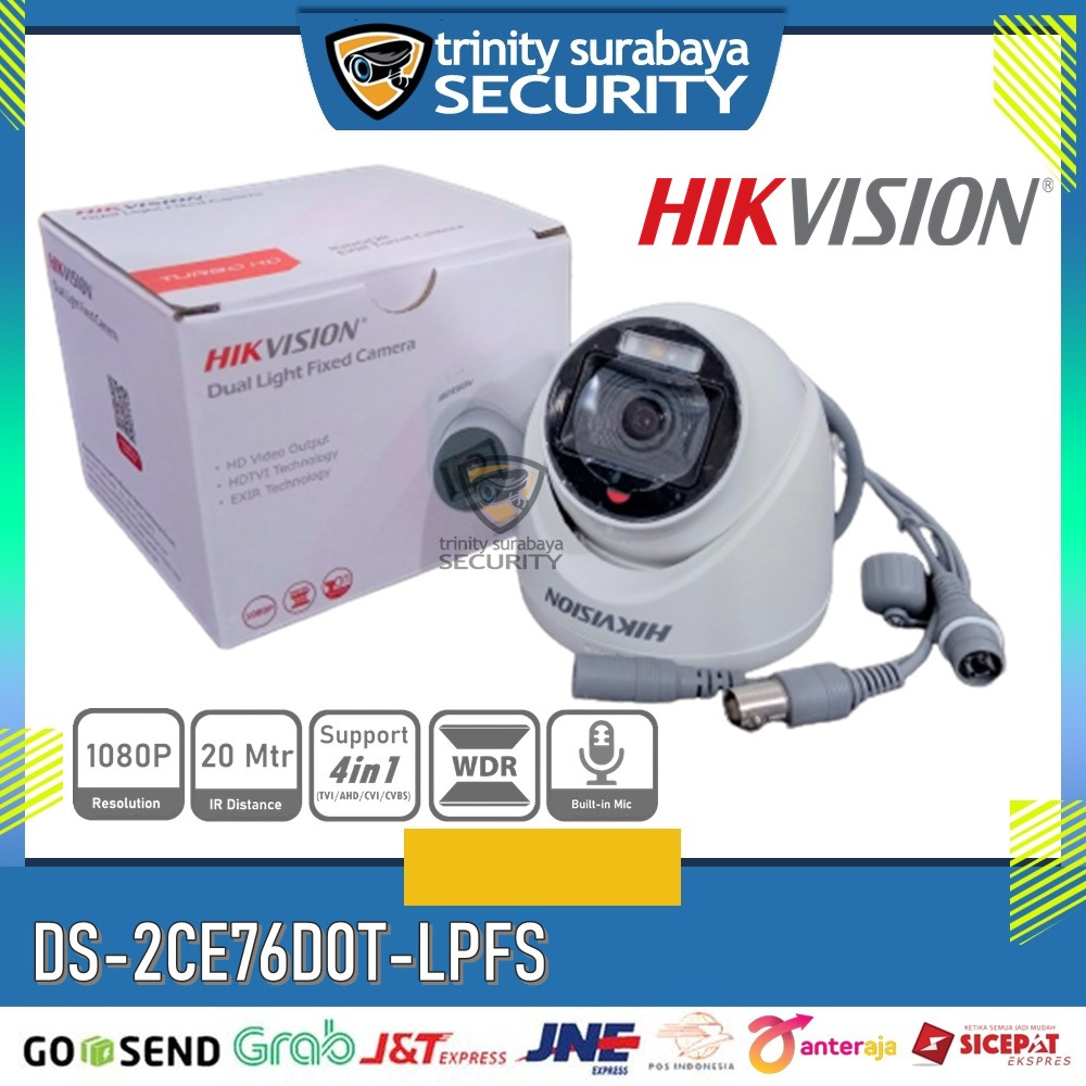 Cctv Indoor 2mp Hikvision 2CE76D0T-LPFS Built in Mic Trinity | Shopee ...