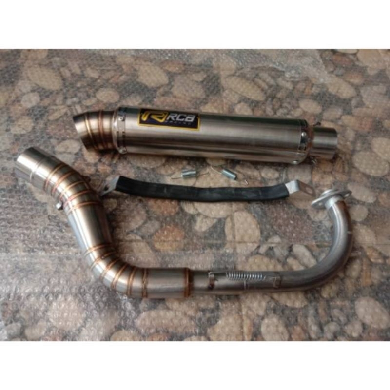 Rcb racing Exhaust Funnel pnp Motorcycle all matic beat Mirrorless ...