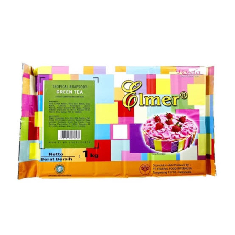 Elmer Chocolate Compound Green Tea 1kg | Shopee Philippines