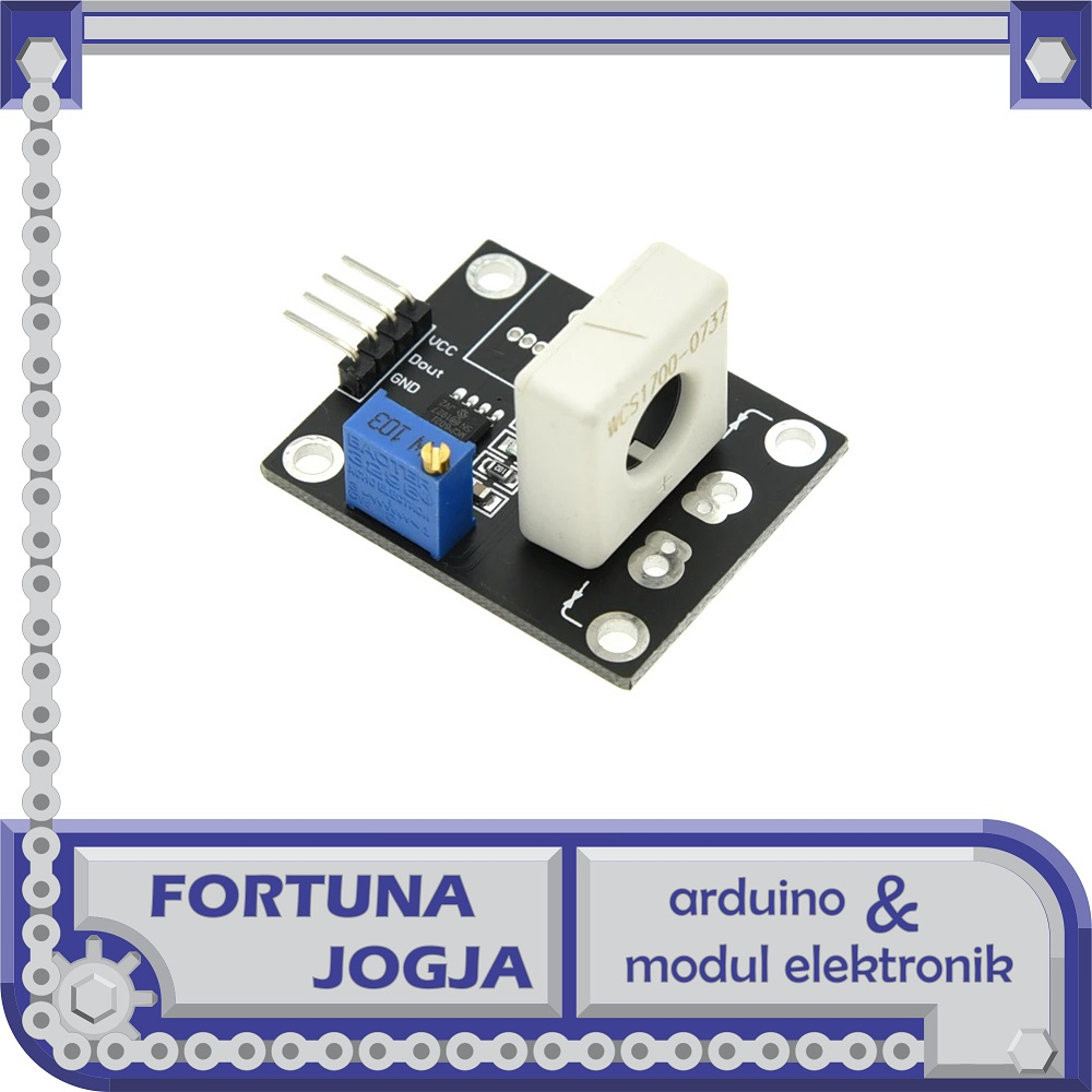 WCS1700 Hall Effect Current AC DC 70A Analog Digital Out Current Sensor ...