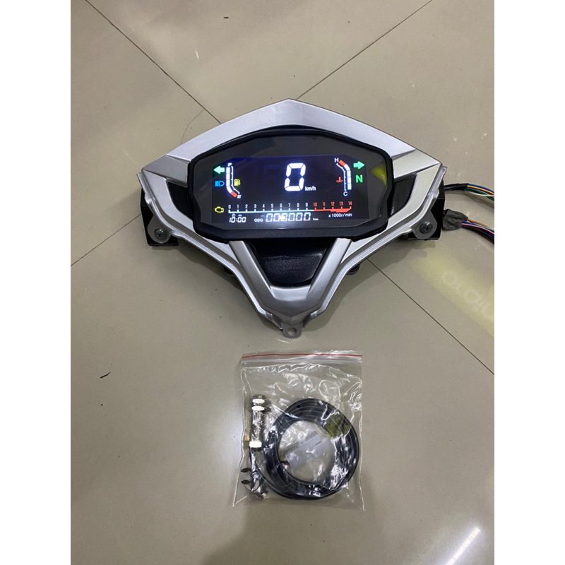 SPEEDOMETER SPEEDO DIGITAL VARIO 125 pnp bulbs ducati model | Shopee ...