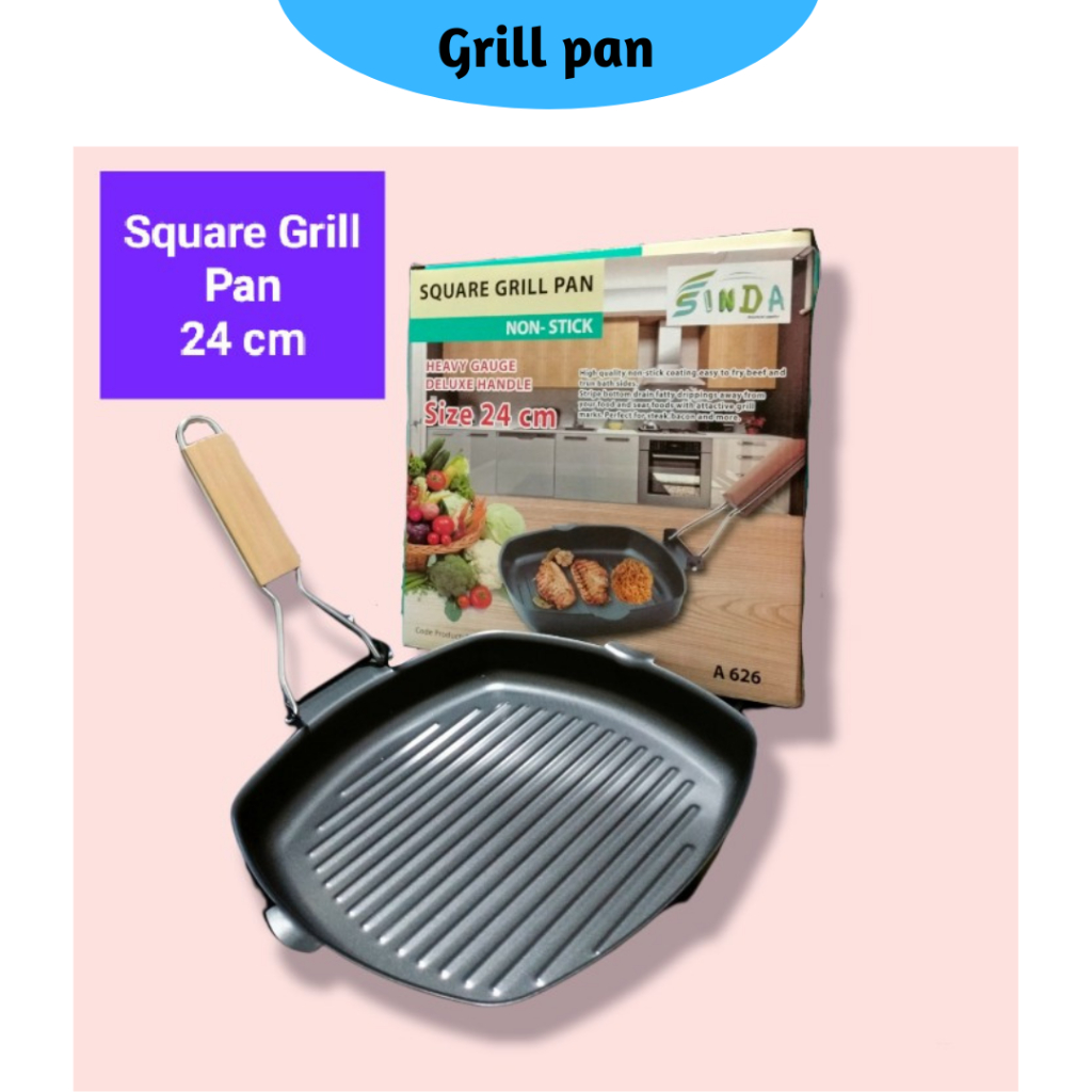 Grill Pan Box Bbq Grill Pan Non-Stick Grill Pan Folding Grill Portable ...