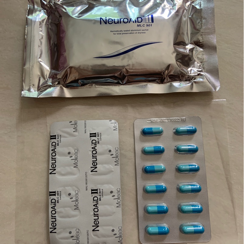 NEUROAID II MLC901 per strip / 12 VEGE CAPS | Shopee Philippines